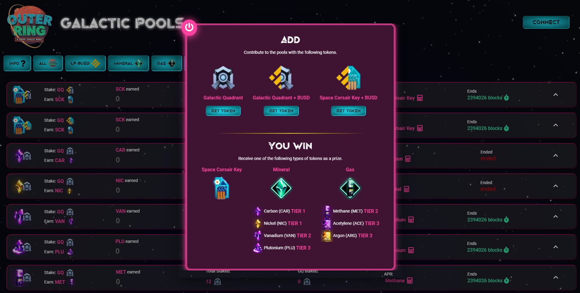 STAKE GALACTIC QUADRANTS AND PREPARE FOR OUTER RING MMO GAME LAUNCH